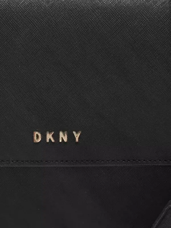 Dkny Logo-detail Leather Cross Body Bag