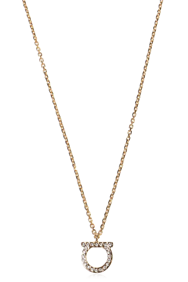 FERRAGAMO Logo Necklace - Gold