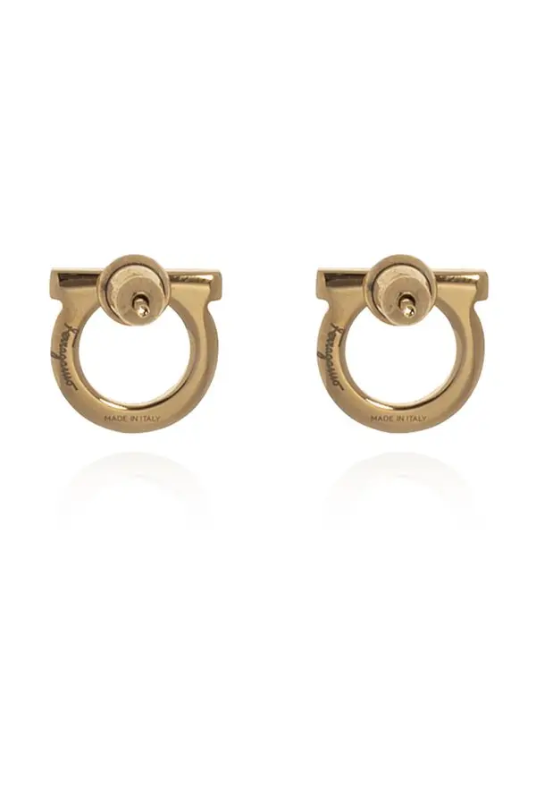 FERRAGAMO Logo Earrings