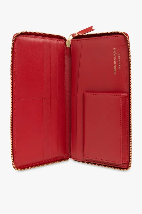Comme Des Garçons Zip-around Leather Wallet