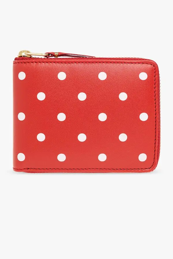 Comme Des Garçons Leather Wallet - Red
