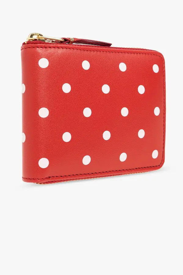 Comme Des Garçons Leather Wallet - Red