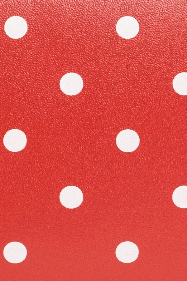 Comme Des Garçons Leather Wallet - Red