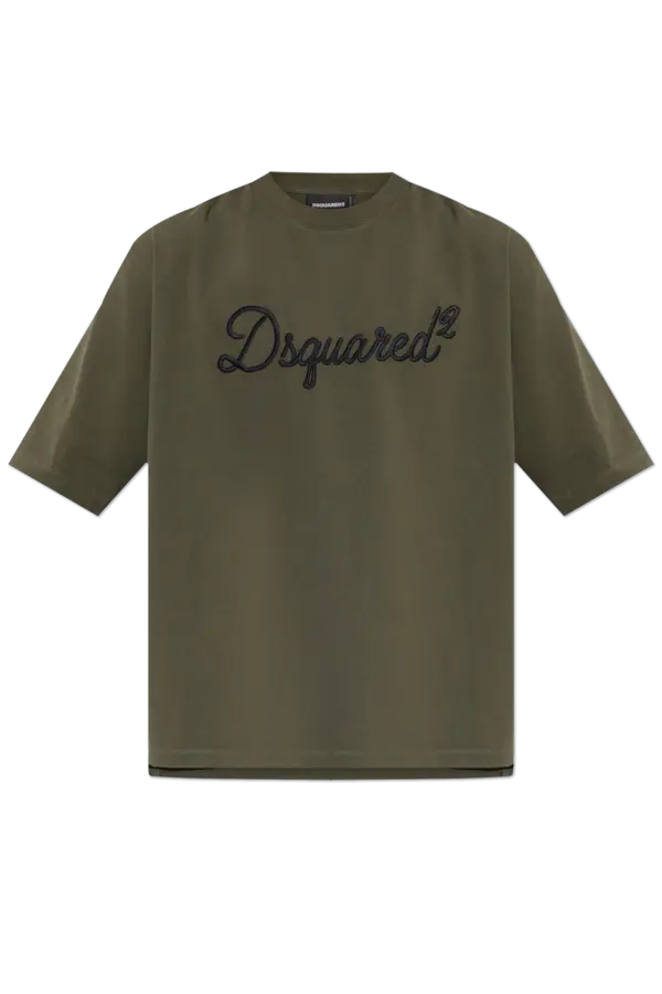 Dsquared2 T-shirt With Logo - Green