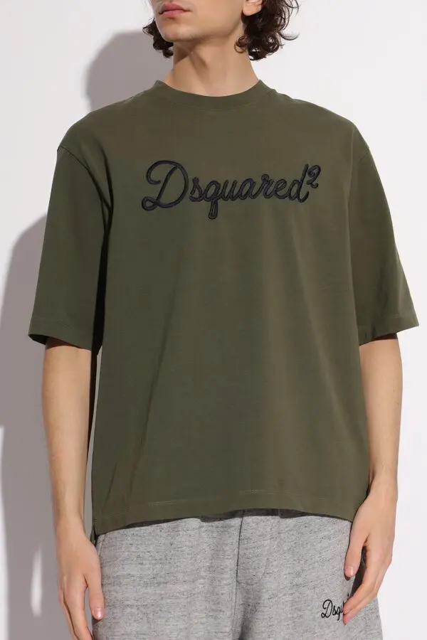 Dsquared2 T-shirt With Logo - Green