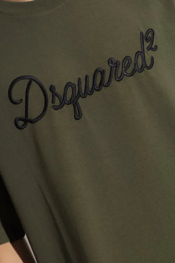 Dsquared2 T-shirt With Logo - Green