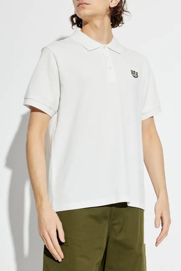 Kenzo Cotton Polo - White
