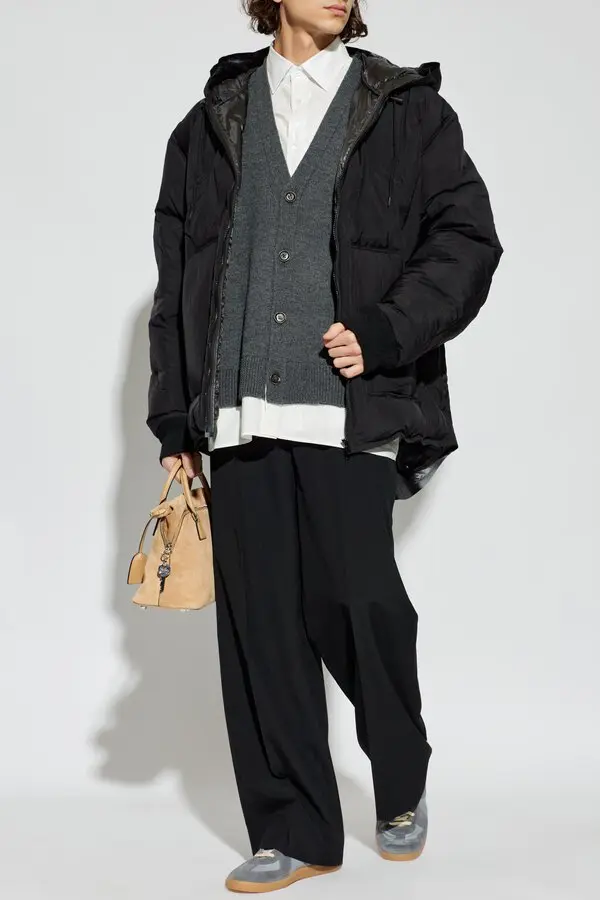 MAISON MARGIELA Insulated Hooded Jacket - Black