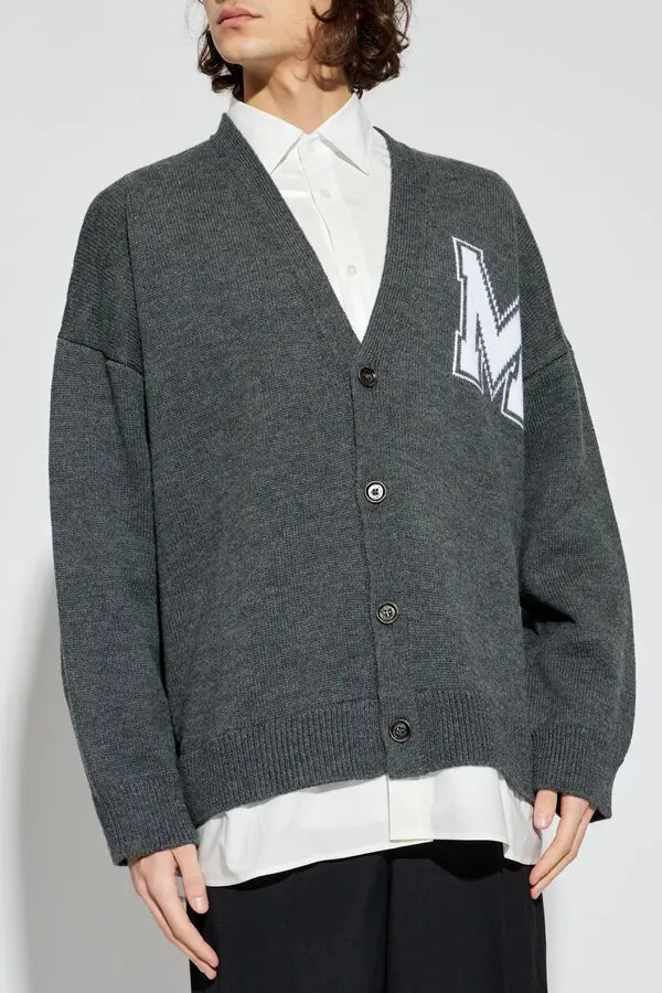 MAISON MARGIELA Cardigan With Shirt Elements