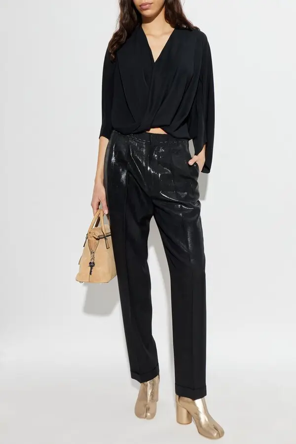 MAISON MARGIELA Draped Top - Black