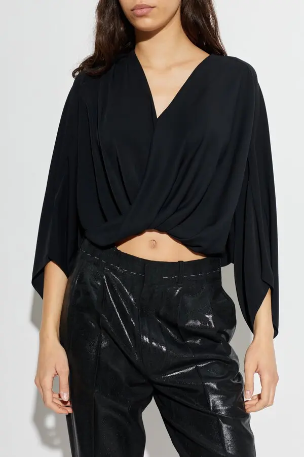 MAISON MARGIELA Draped Top - Black