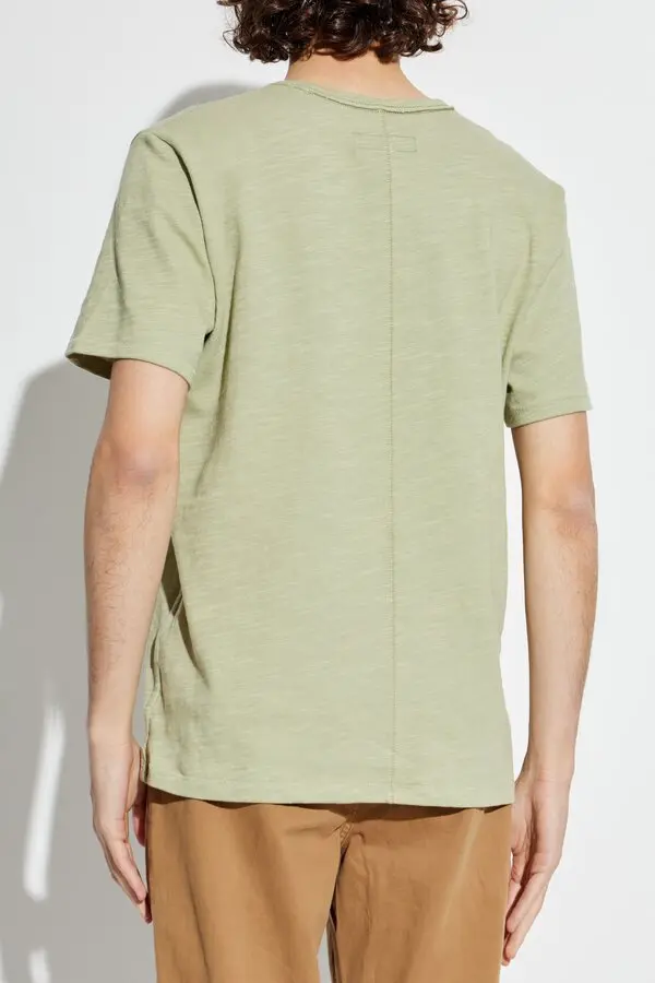 Rag & Bone T-shirt With A Crew Neck - Green