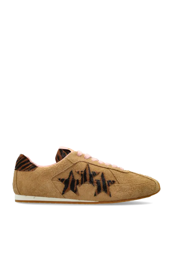 Amiri Zebra Pacific Flat Sneakers - Brown