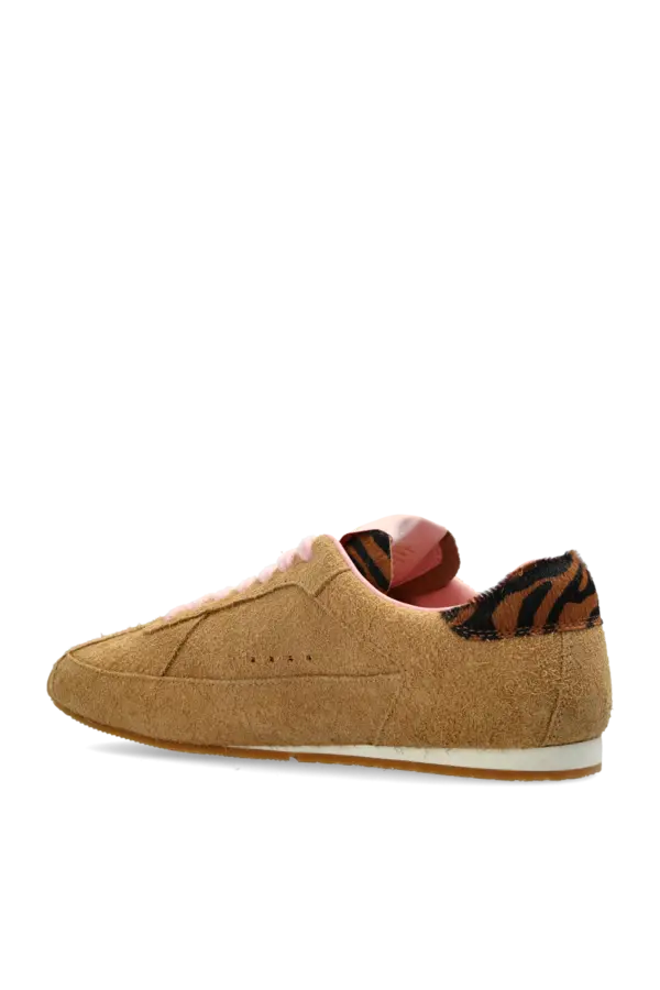 Amiri Zebra Pacific Flat Sneakers - Brown