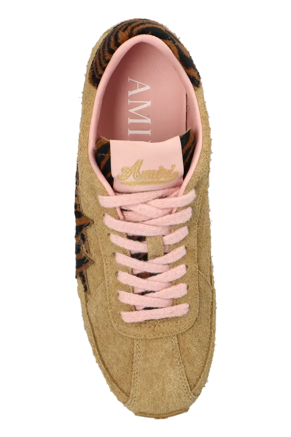 Amiri Zebra Pacific Flat Sneakers - Brown