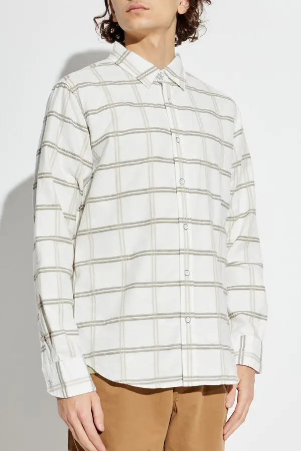 Rag & Bone Checked Pattern Shirt - White
