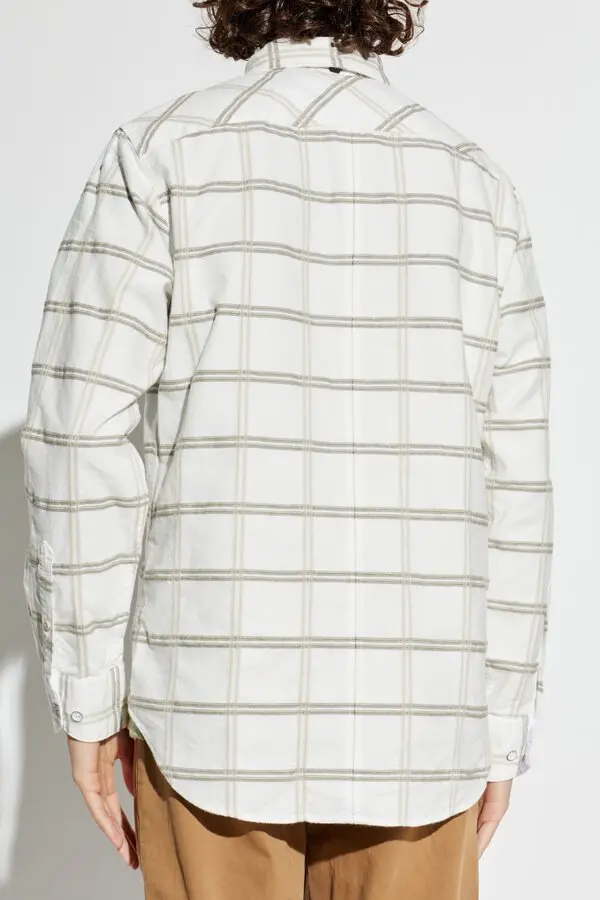 Rag & Bone Checked Pattern Shirt - White