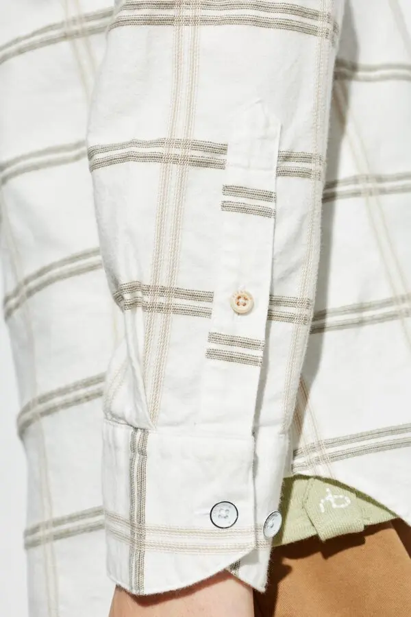 Rag & Bone Checked Pattern Shirt - White