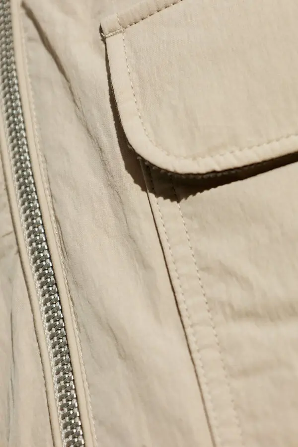 Rag & Bone Jacket With Corduroy Collar - Cream