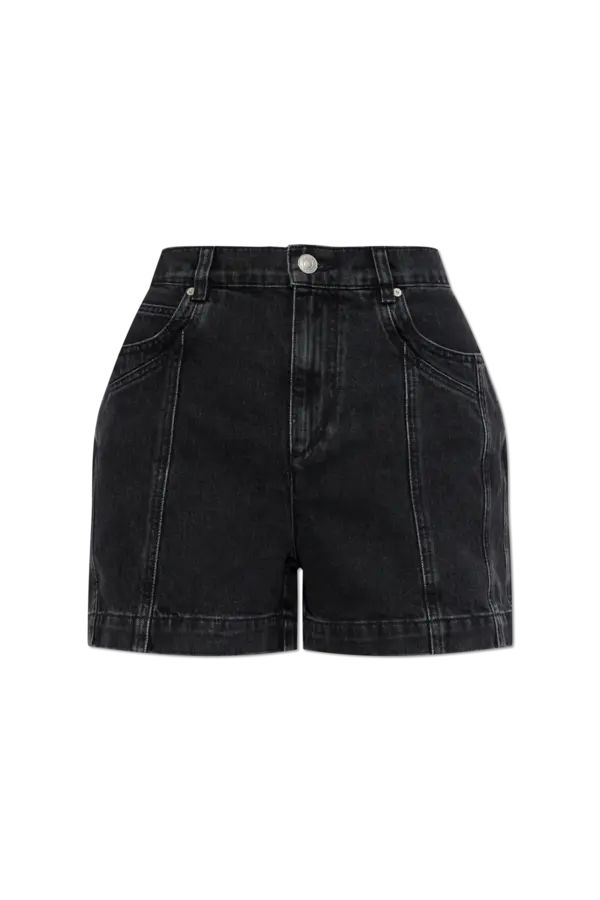 MARANT ETOILE Joely Denim Shorts - Black