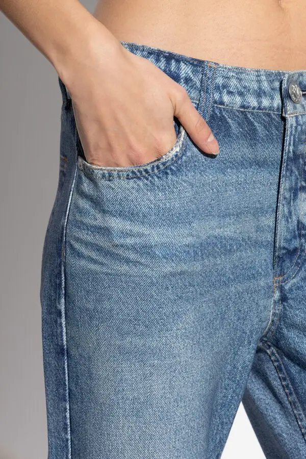 Rag & Bone Flared Leg Trousers - Blue
