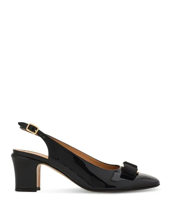 FERRAGAMO Vetty 55 Leather Pumps