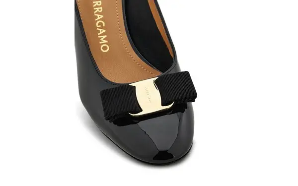 FERRAGAMO Vetty 55 Leather Pumps