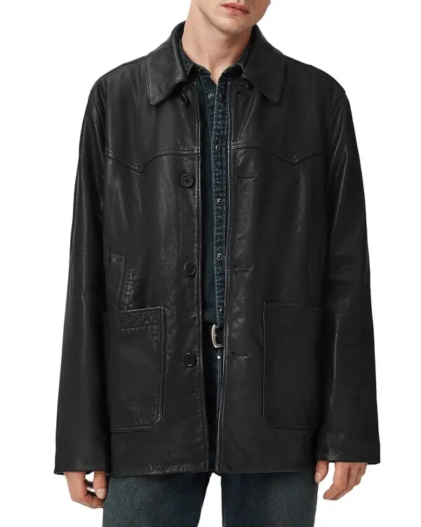 ALLSAINTS Toulouse Leather Coat