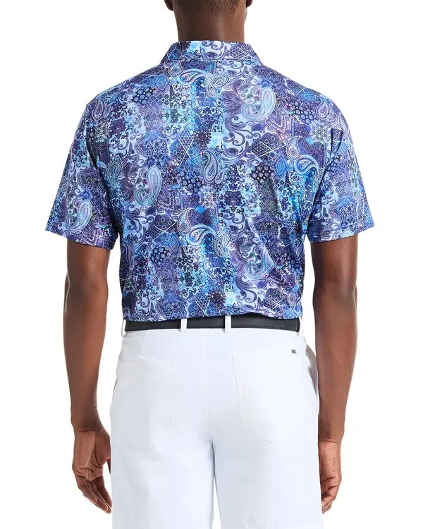 Robert Graham Brettman Short Sleeve Knit Polo Shirt