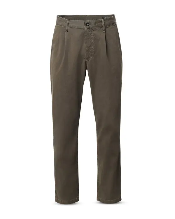 Rag & Bone Evan Pleated Chino Pants - Bark