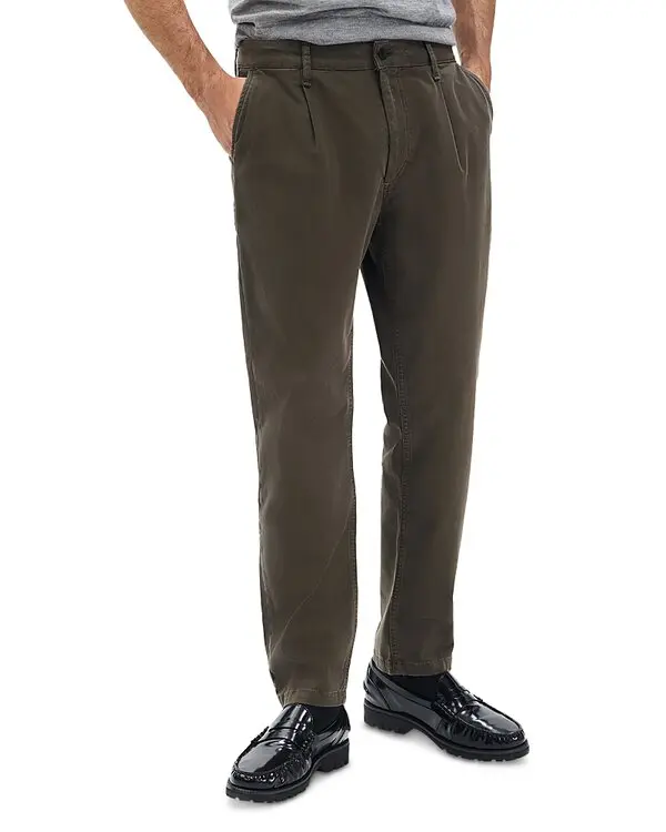 Rag & Bone Evan Pleated Chino Pants - Bark
