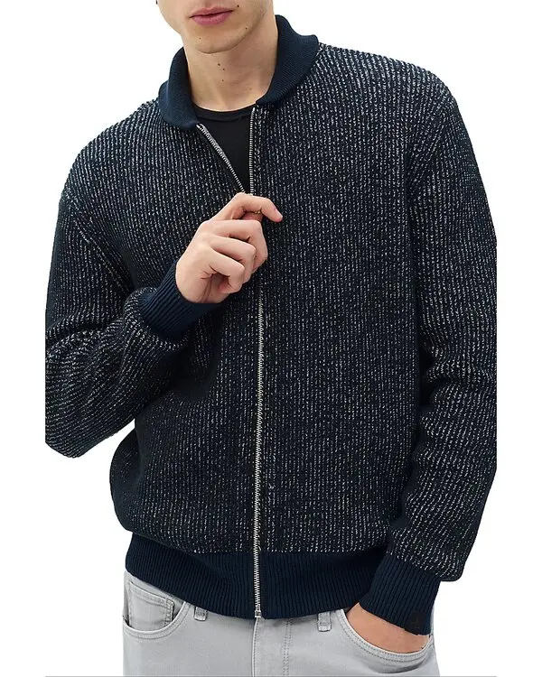 Rag & Bone Simon Bomber Jacket - Navy Multi