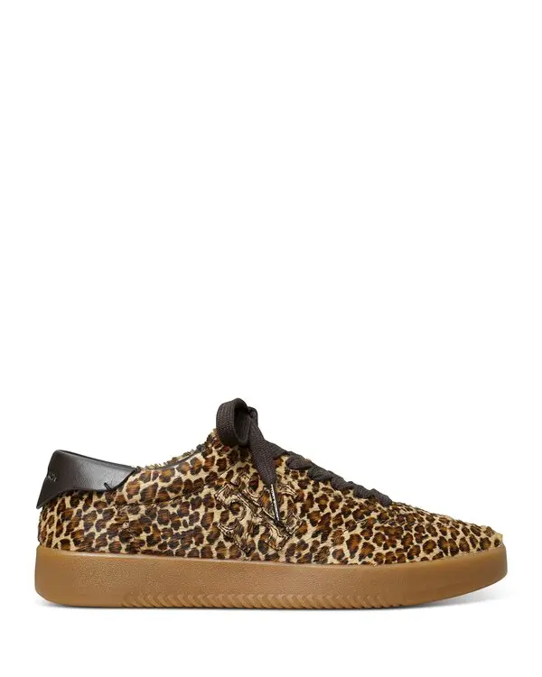 Tory Burch Phoenix Leopard Print Calf Hair Sneakers - Leopard Multi