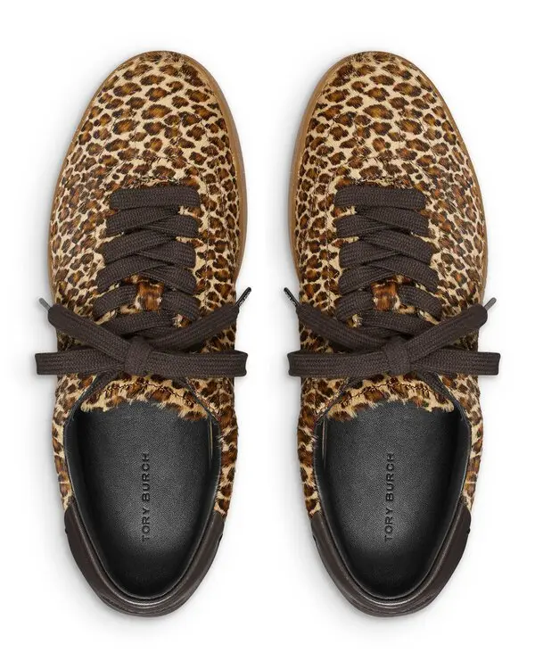 Tory Burch Phoenix Leopard Print Calf Hair Sneakers - Leopard Multi