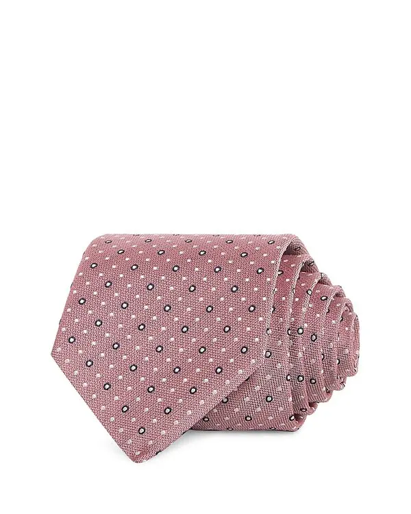 BOSS Classic Circle Neck Tie - Light Pastel Pink