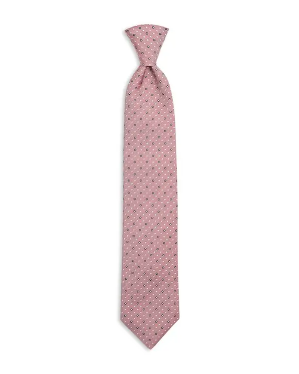 BOSS Classic Circle Neck Tie - Light Pastel Pink