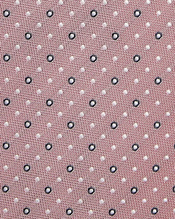 BOSS Classic Circle Neck Tie - Light Pastel Pink