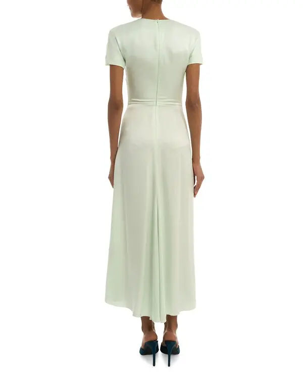 Victoria Beckham Gathered T-shirt Midi Dress