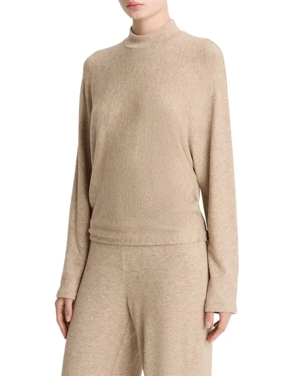 Vince Cozy Dolman Sleeve Mock Neck Top
