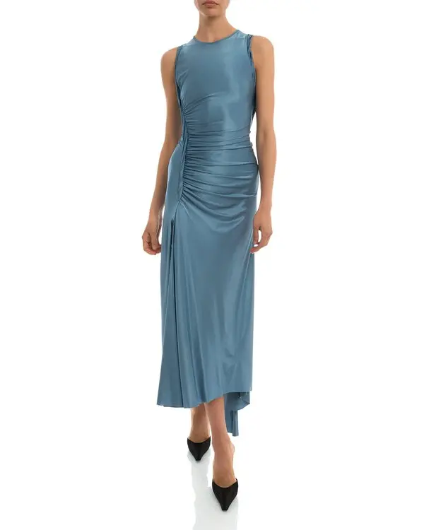 Victoria Beckham Sleeveless Midi Dress - Stone