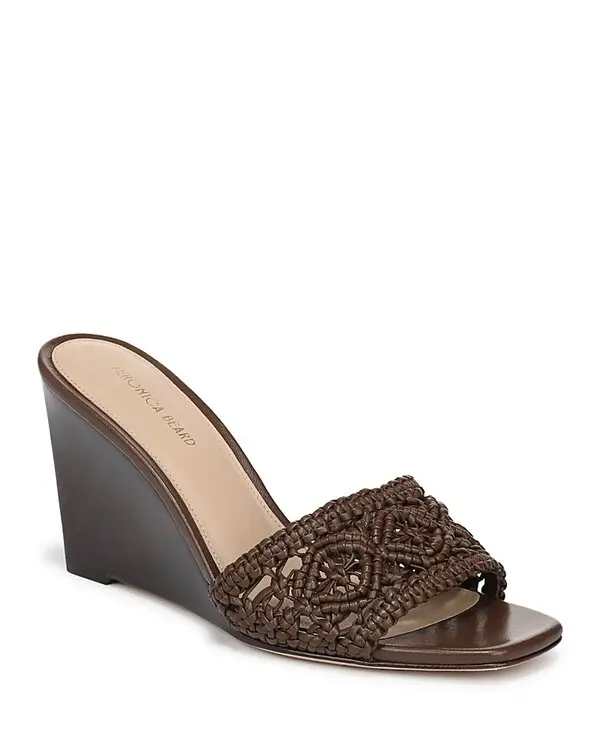 Veronica Beard Woven Wedge Sandals