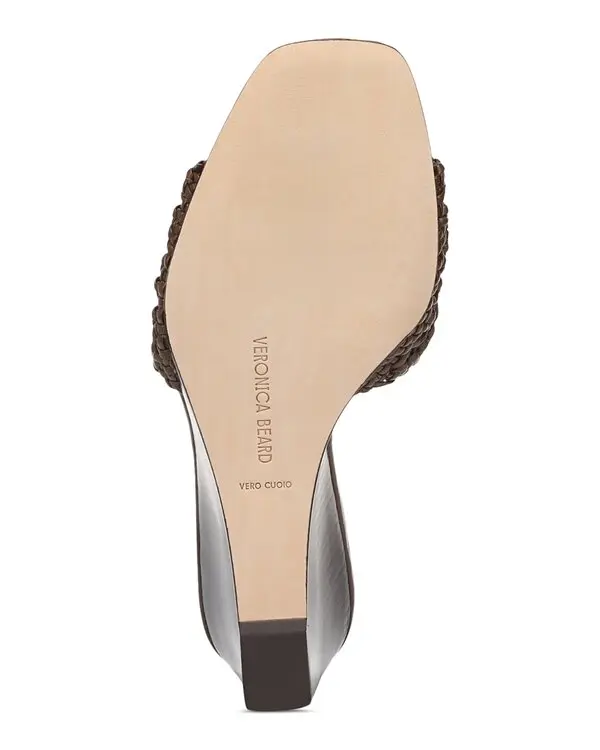 Veronica Beard Woven Wedge Sandals