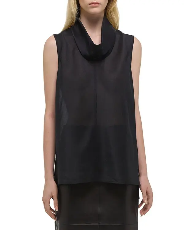 Helmut Lang Cowl Neck Top