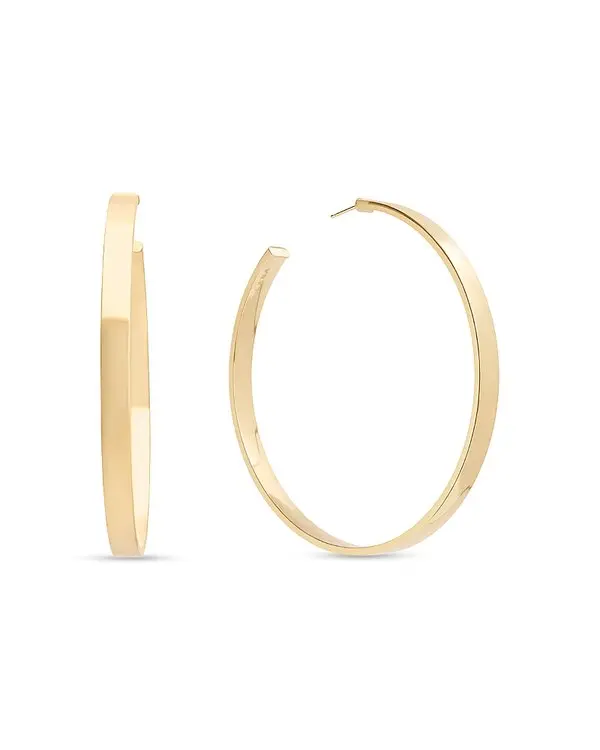 Lana Jewelry 14k Yellow Polished Hoop Earrings - Gold
