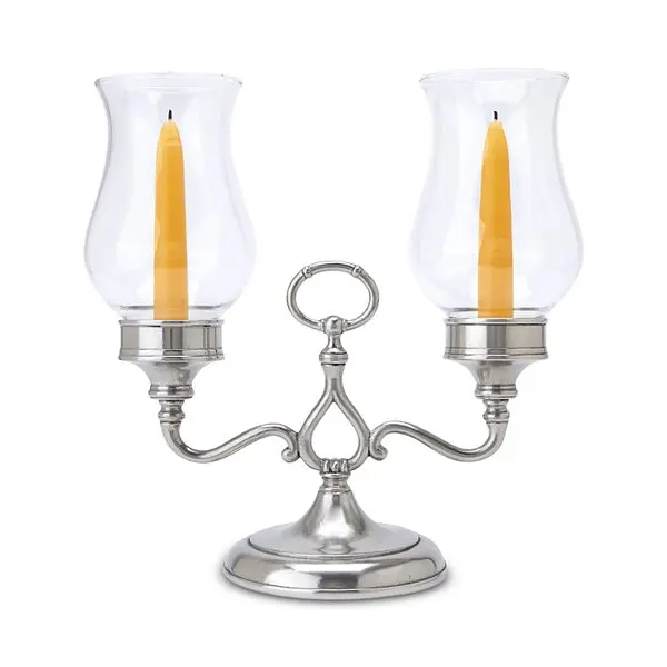 MATCH Pewter Double Garden Candle Holder - No Color