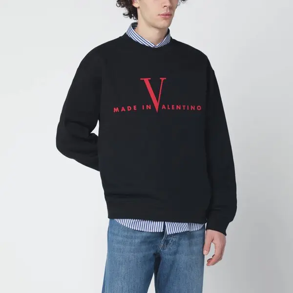 Valentino Garavani Made In Print Sweatshirt - Black