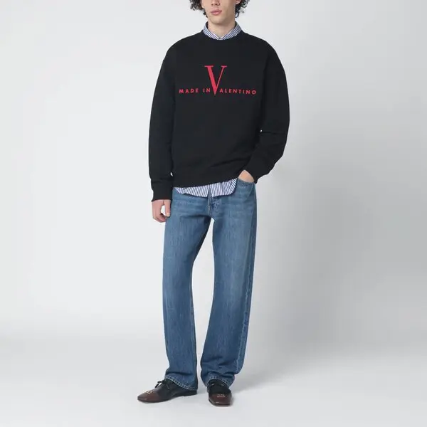 Valentino Garavani Made In Print Sweatshirt - Black
