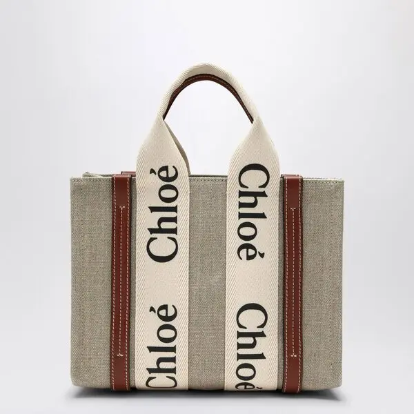Chloé Woody Small Shopper - Beige
