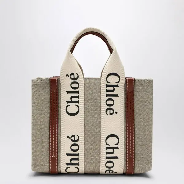 Chloé Woody Small Shopper - Beige