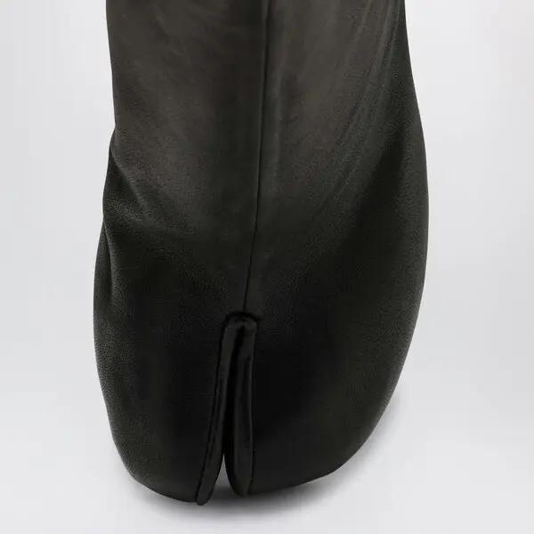 MAISON MARGIELA Leather Tabi Ankle Boots - Black